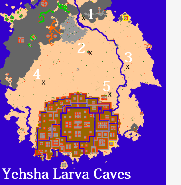 Yehsha Larva Caves - Medivia Online Wiki